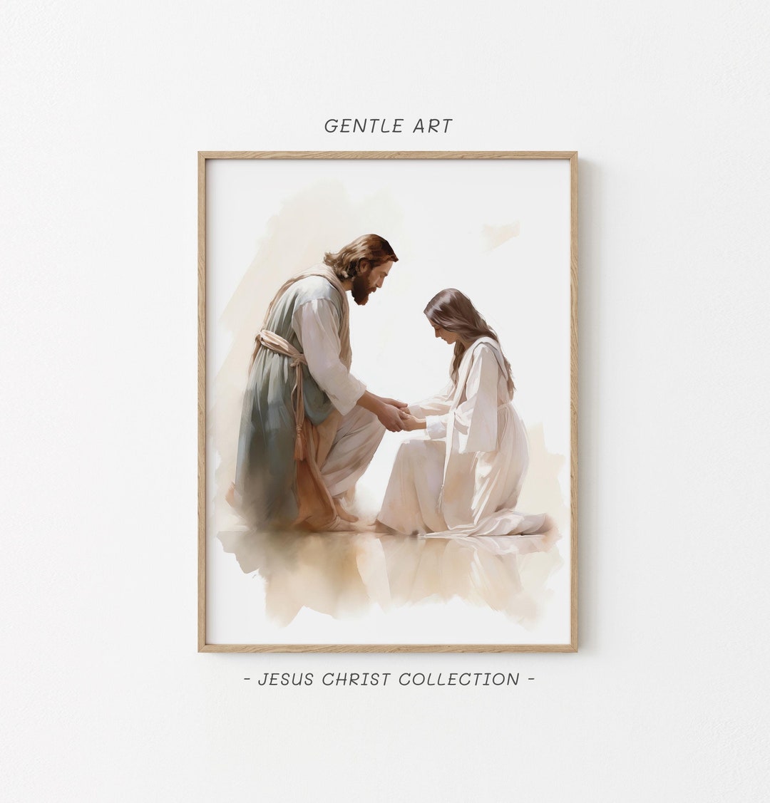 Jesus Bleeding Woman, Woman Touches Jesus Robe, Jesus Healing, Jesus ...
