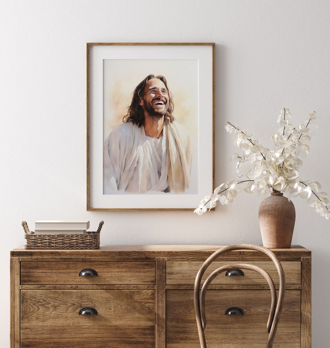 Jesus Laugh, Pastel Color Jesus Portrait Jesus Picture Jesus Images ...