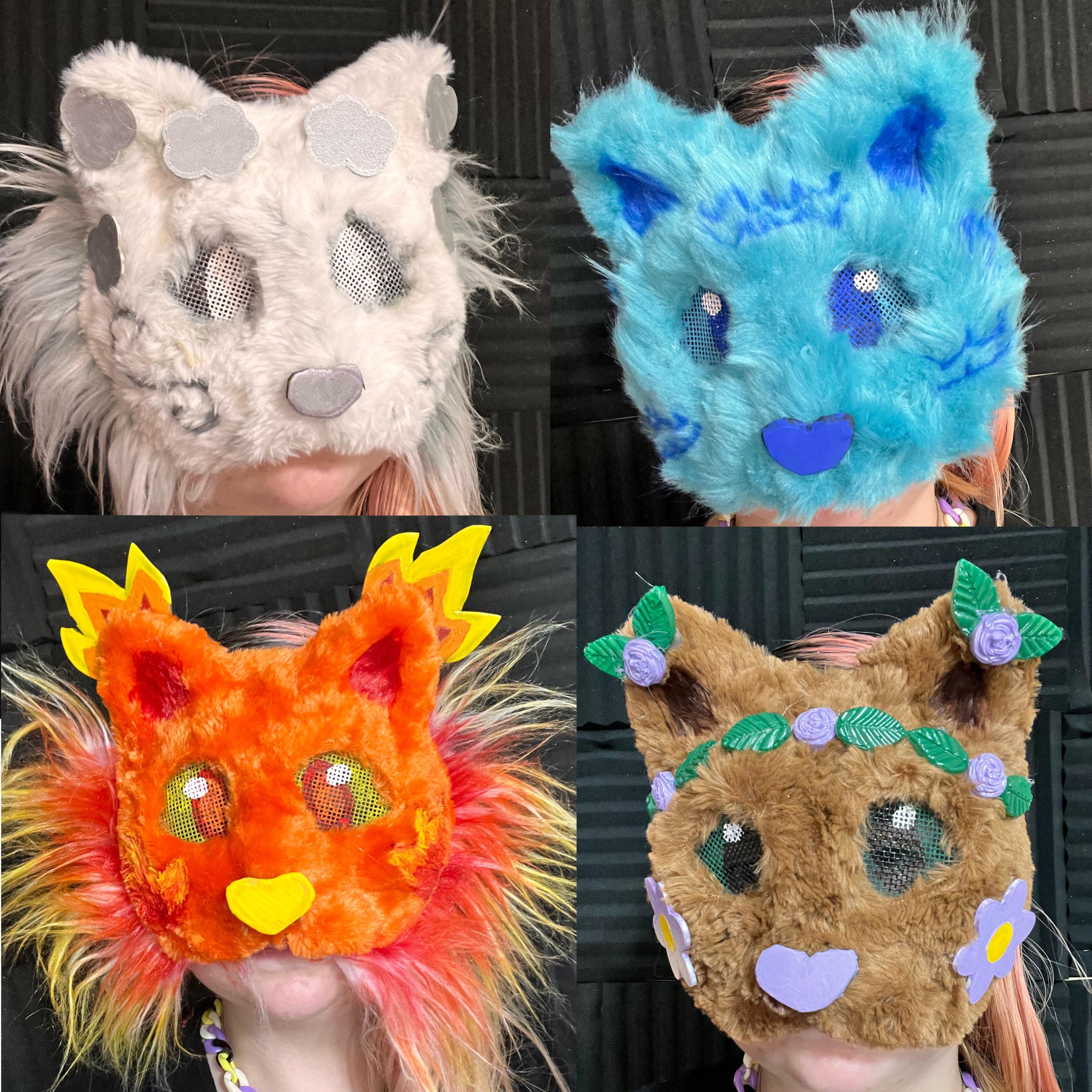 Elemental Cats Therian/furry Masks - Etsy