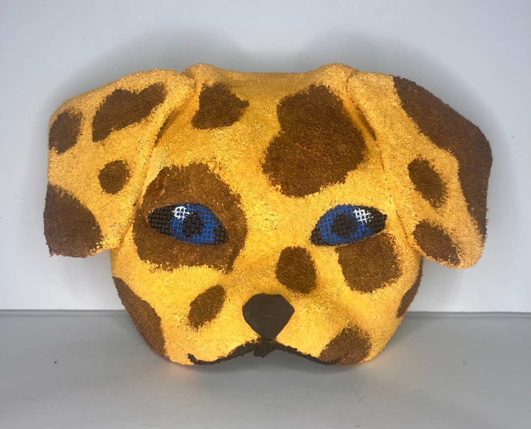 Yellow & Brown Dog Therian/furry Mask - Etsy