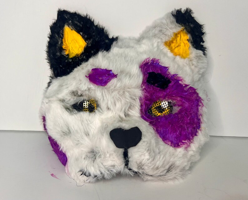 Non-binary Themed Calico Cat Therian/furry Mask - Etsy