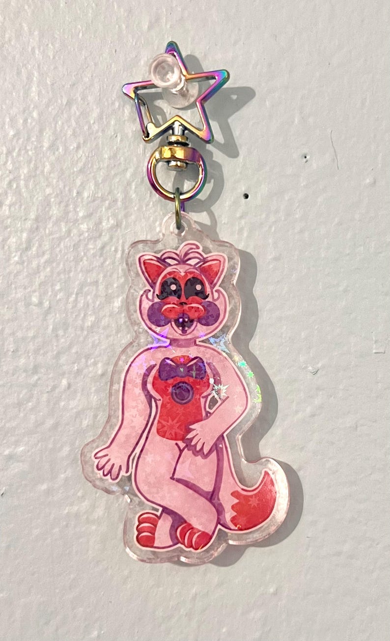 Five Nights at Freddy's Fnaf Funtime Foxy & Lolbit Double Sided 3-inch ...