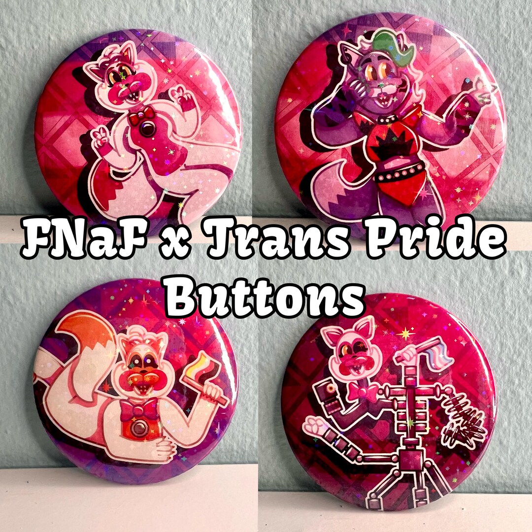 Five Nights at Freddy's Fnaf X Trans Pride Roxy Funtime Foxy Mangle ...