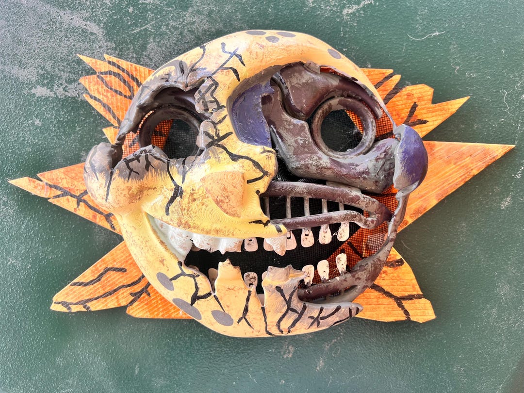 Five Nights at Freddy's Fnaf Ruin Eclipse 3d-printed Cosplay Head - Etsy