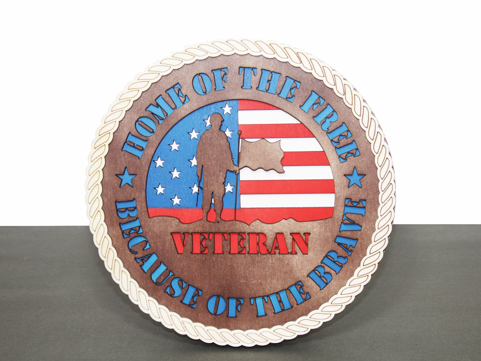 Veteran Plaque SVG, Laser Cut Files, Digital Files for Laser Engraving ...