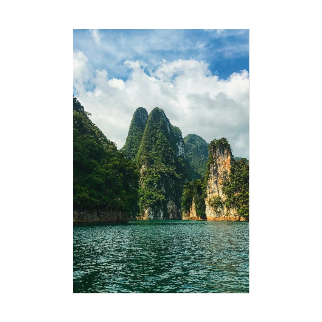 Thai Lake Travel Photography Print - Etsy
