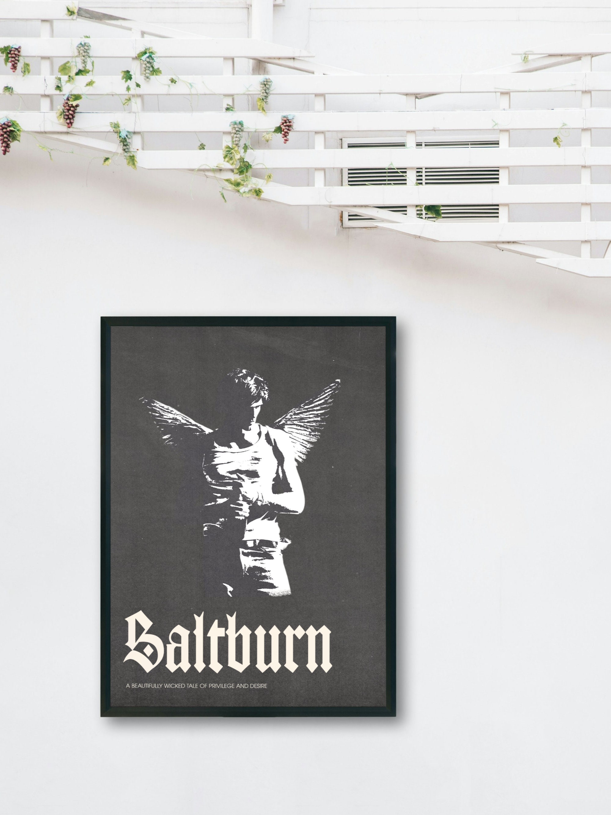 Saltburn Movie Poster Jacob Elordi, Wall Art Print, Aesthetic, Grunge ...