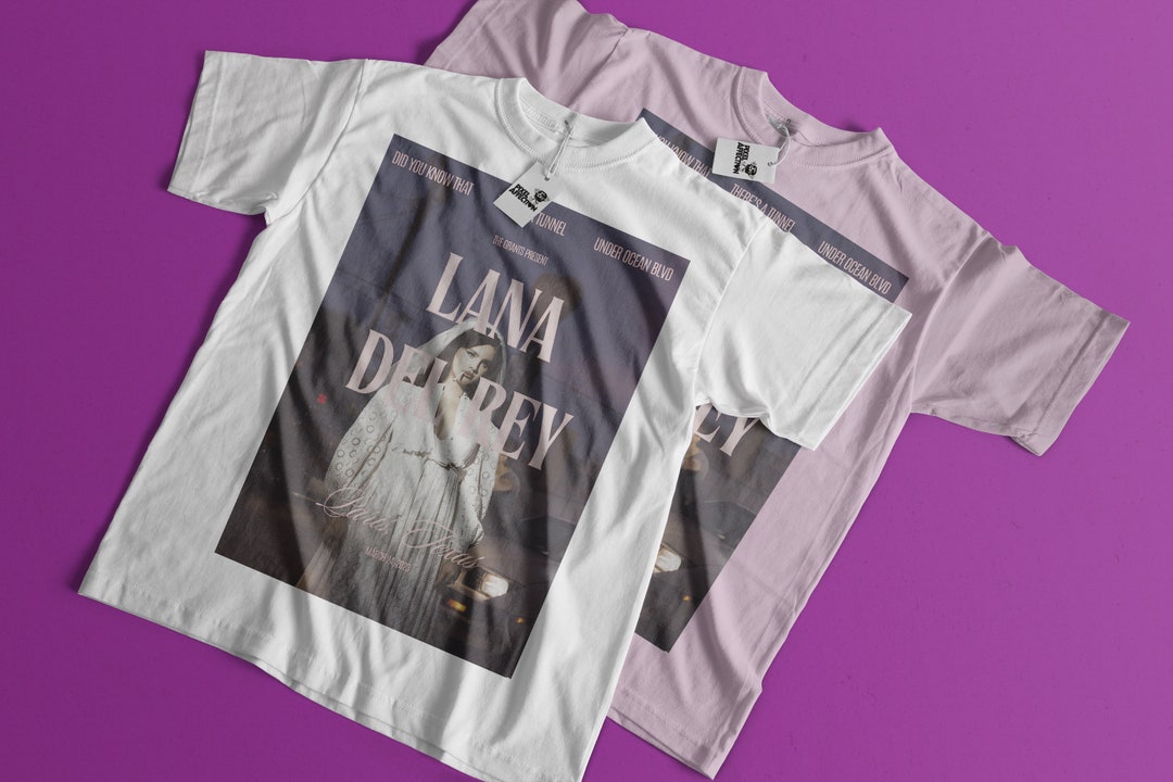 Lana Del Rey Merch LDR Coquette Aesthetic Gifts Pink Graphic Tee Lana ...