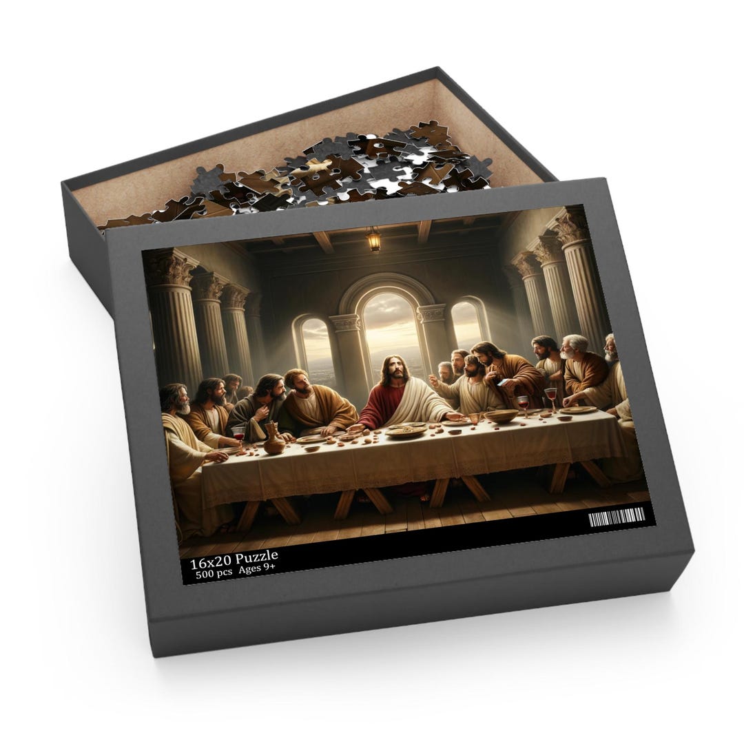 The Last Supper Puzzle ; Christian Jigsaw of Jesus and Disciples ...