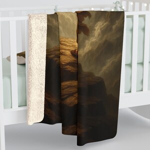 Moses and the Ten Commandments Blanket ; Christian Sherpa Fleece Throw ...