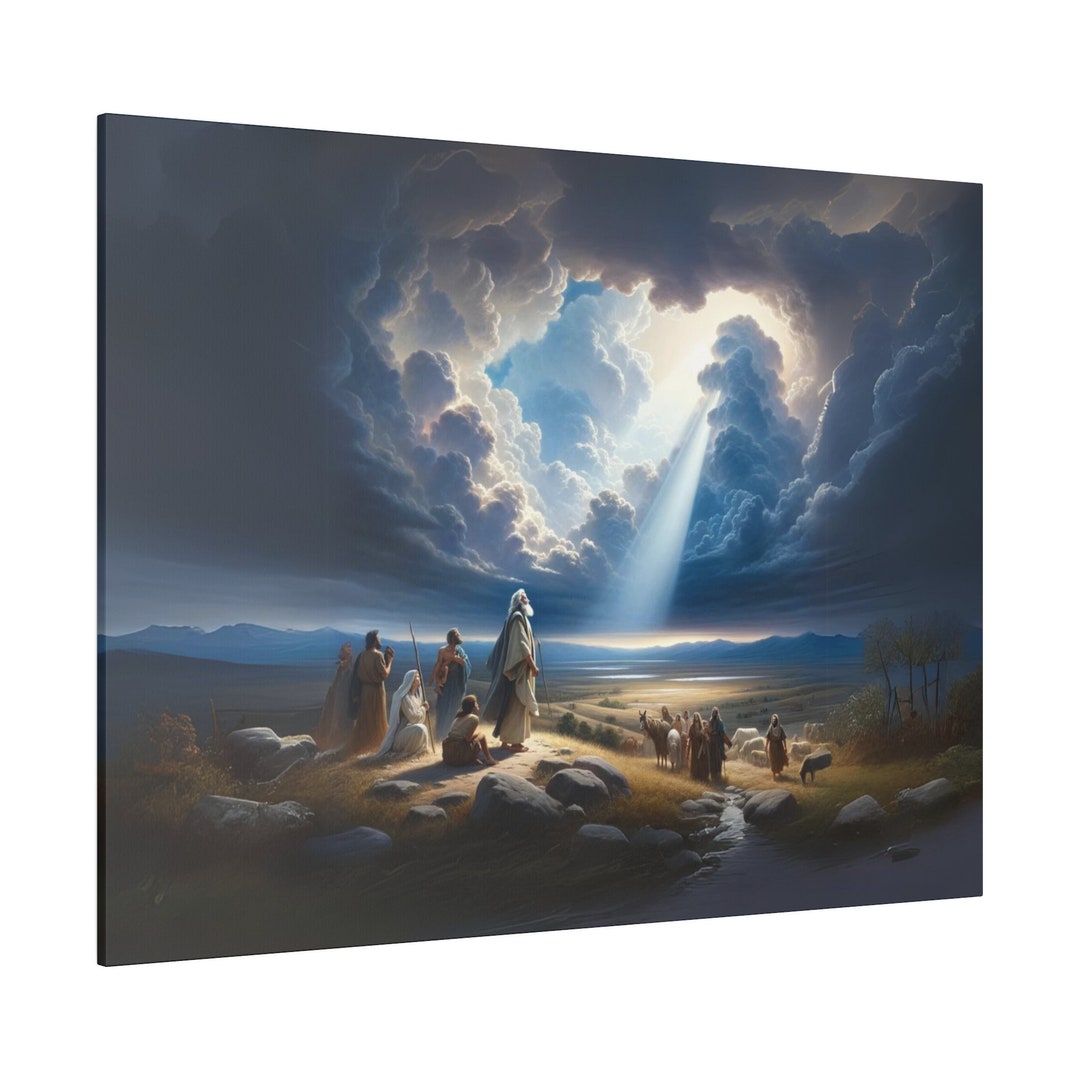Call of Abram Canvas Print: God's Covenant With Abraham Bible Story - Etsy