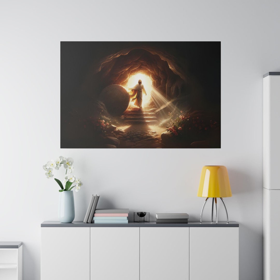 Jesus Resurrection Digital Art Print - Christian Easter Wall Art ...