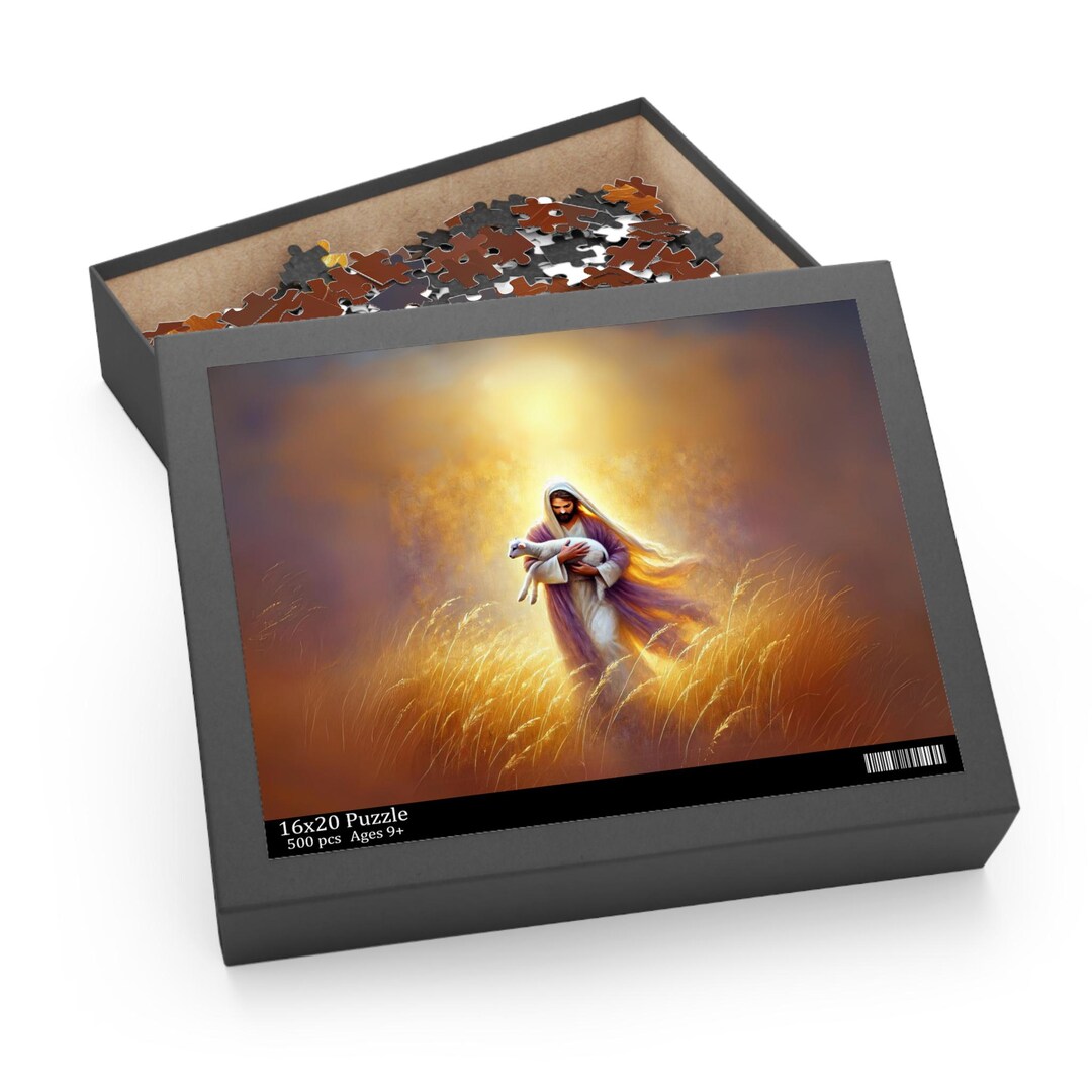 The Good Shepherd Puzzle ; He Leaves the 99 Christian Art | Jesus With ...