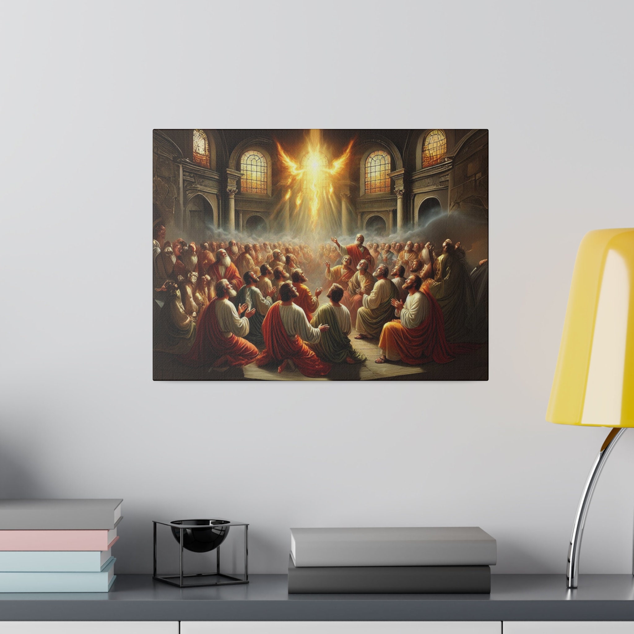 Day of Pentecost Canvas Print: Holy Spirit, Disciples, Christian Art - Etsy