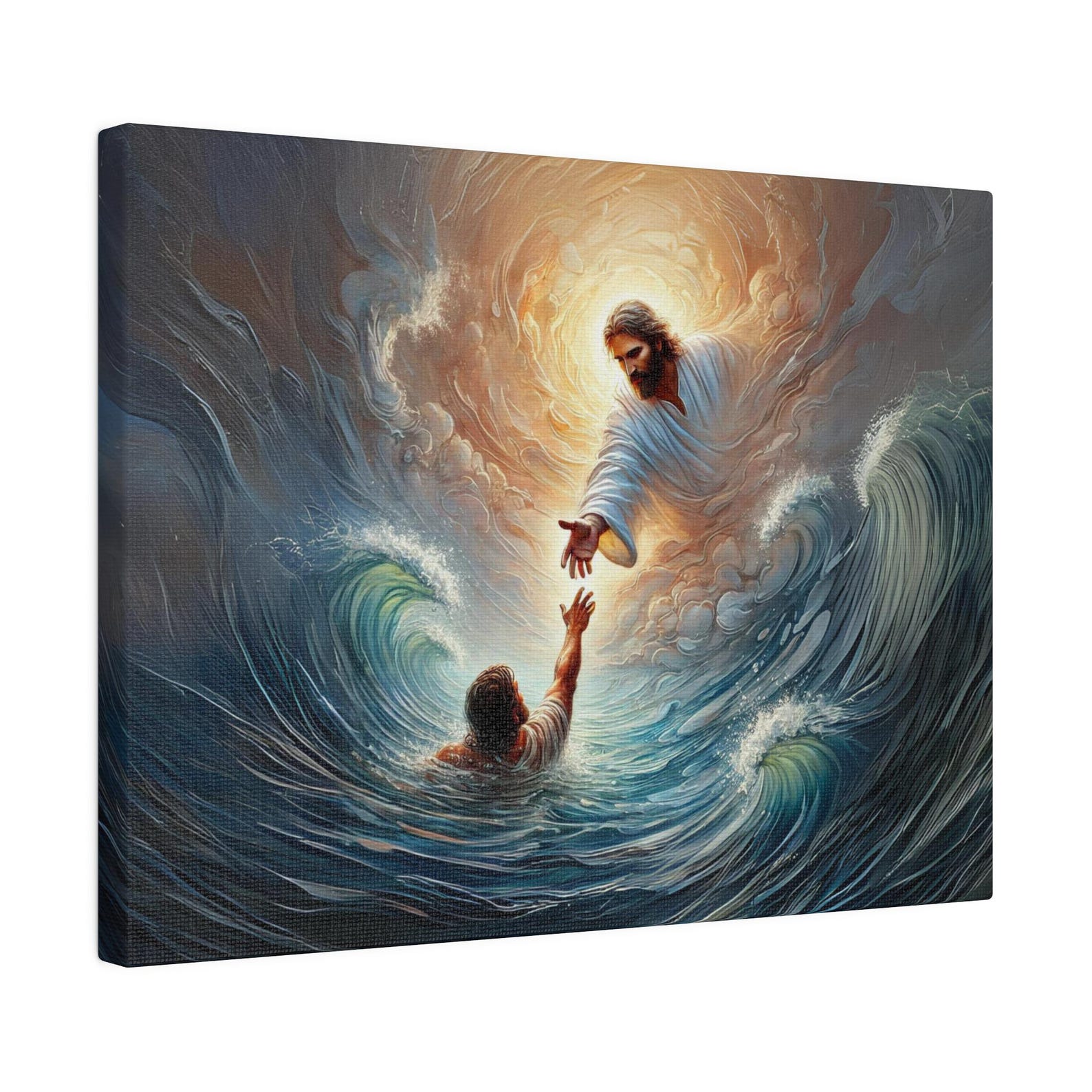 The Hand of Jesus Restoration Matte Canvas Print, Christian Inspired ...