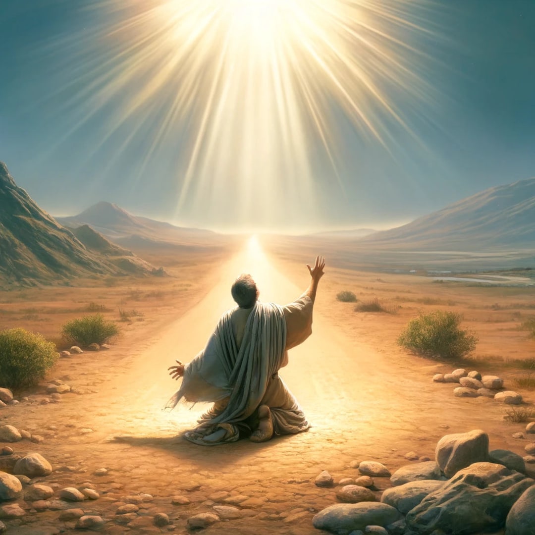 Sauls Conversion: Encountering the Lord to Damascus Matte Canvas ...