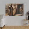 Moses and the Ten Commandments Matte Canvas Print, Christian Artwork ...