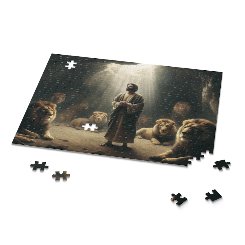 Daniel in the Lions Den Puzzle ; Biblical Faith Jigsaw for Families ...
