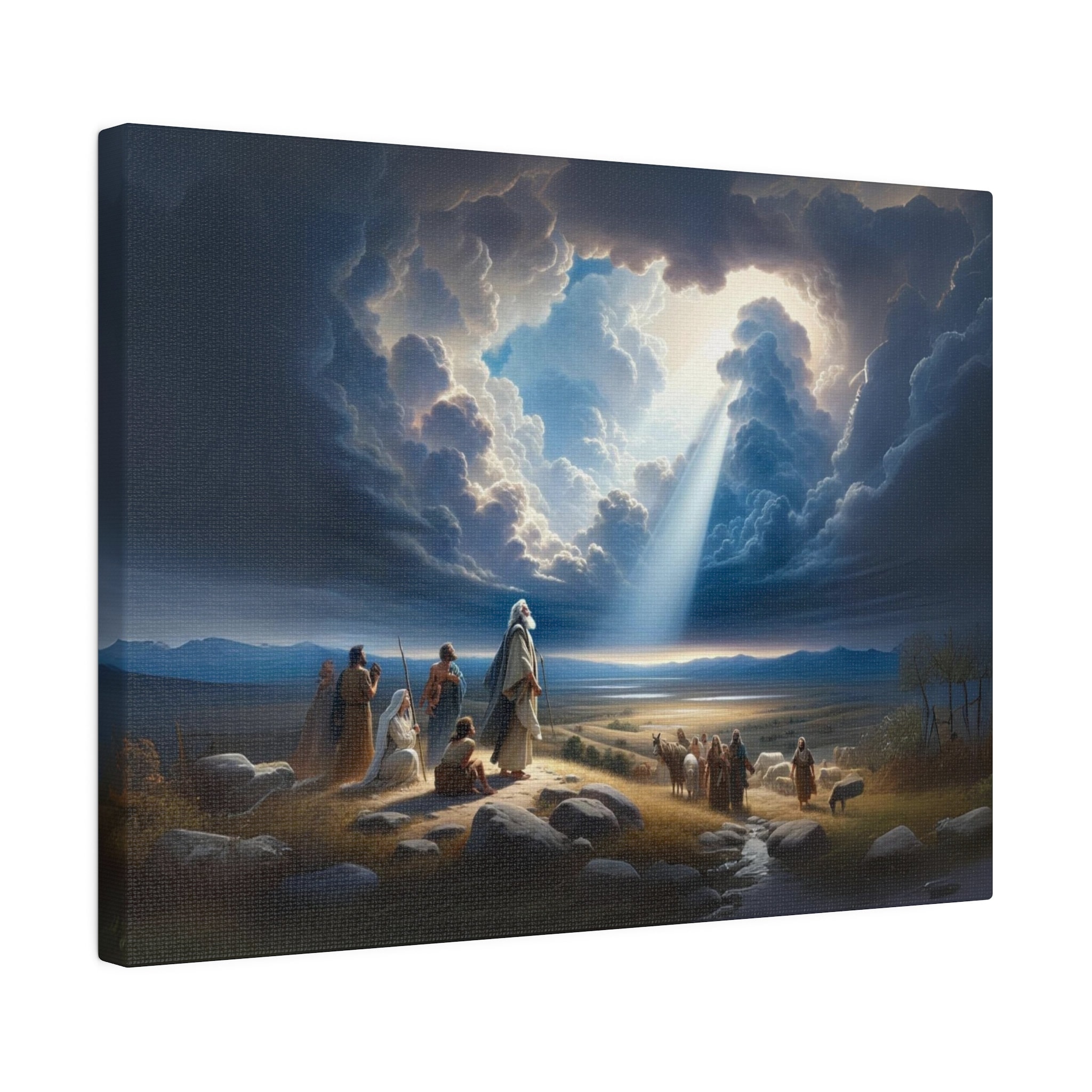 Call of Abram Canvas Print: God's Covenant With Abraham Bible Story - Etsy