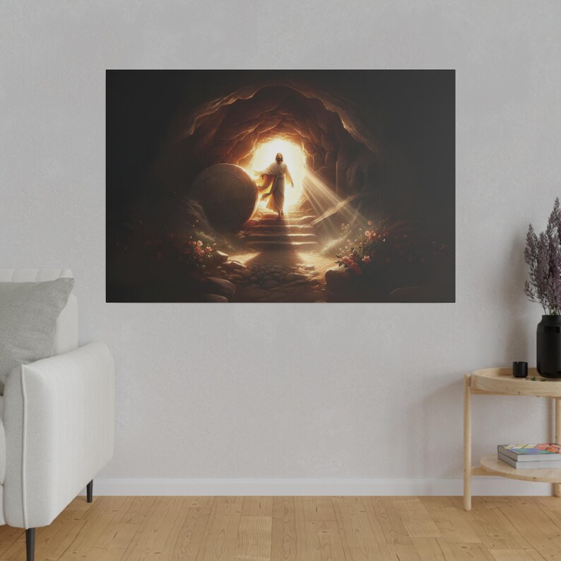 Jesus Resurrection Digital Art Print Christian Easter Wall Art ...