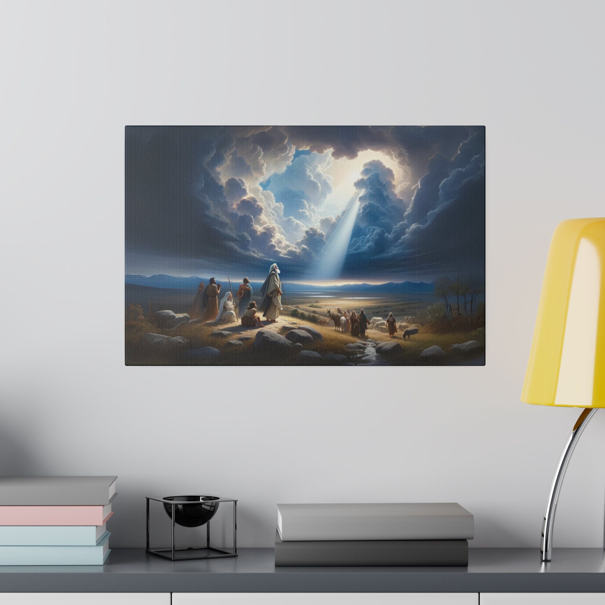 Call of Abram Canvas Print: God's Covenant With Abraham Bible Story - Etsy