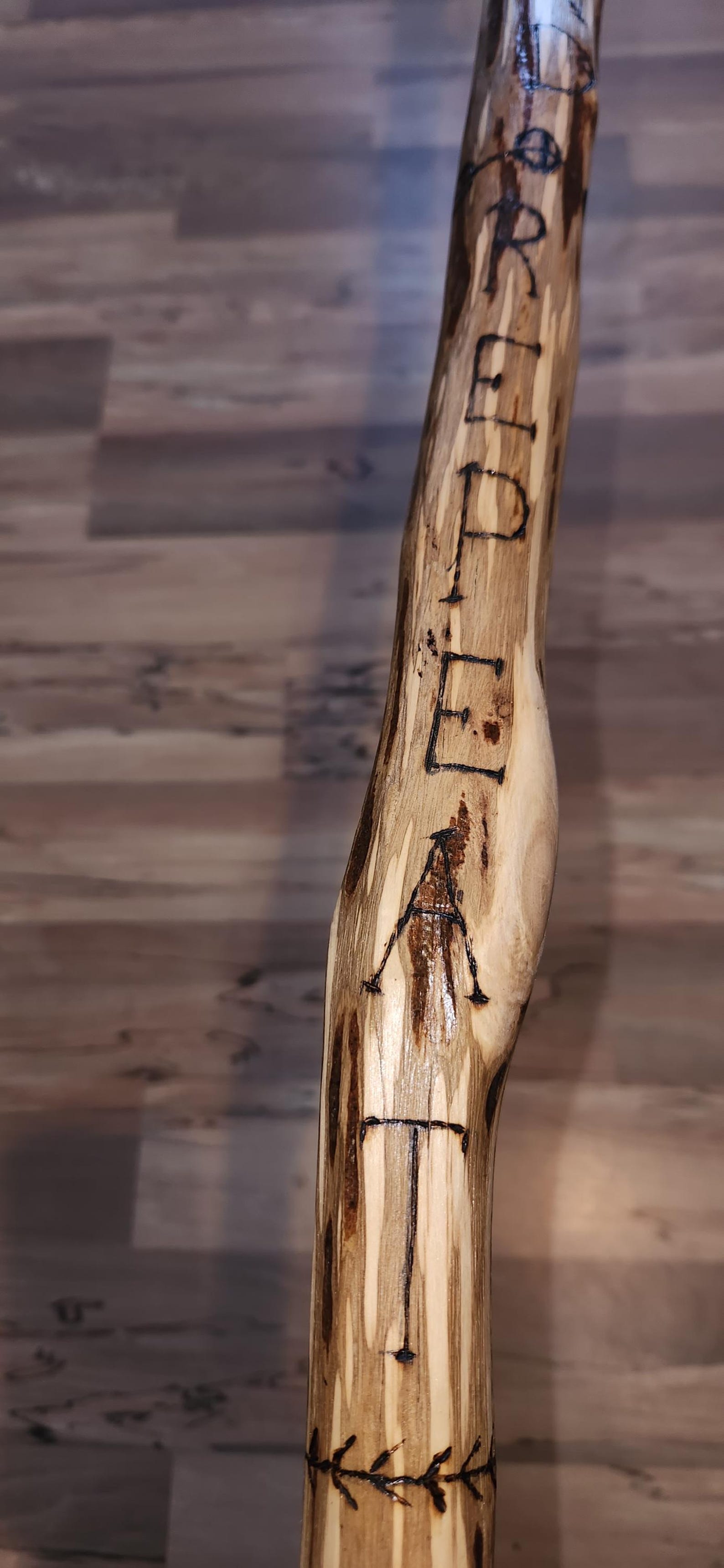 Walking Stick Hiking Staff Ironwood Explorer Themed Seek, Find, Repeat ...