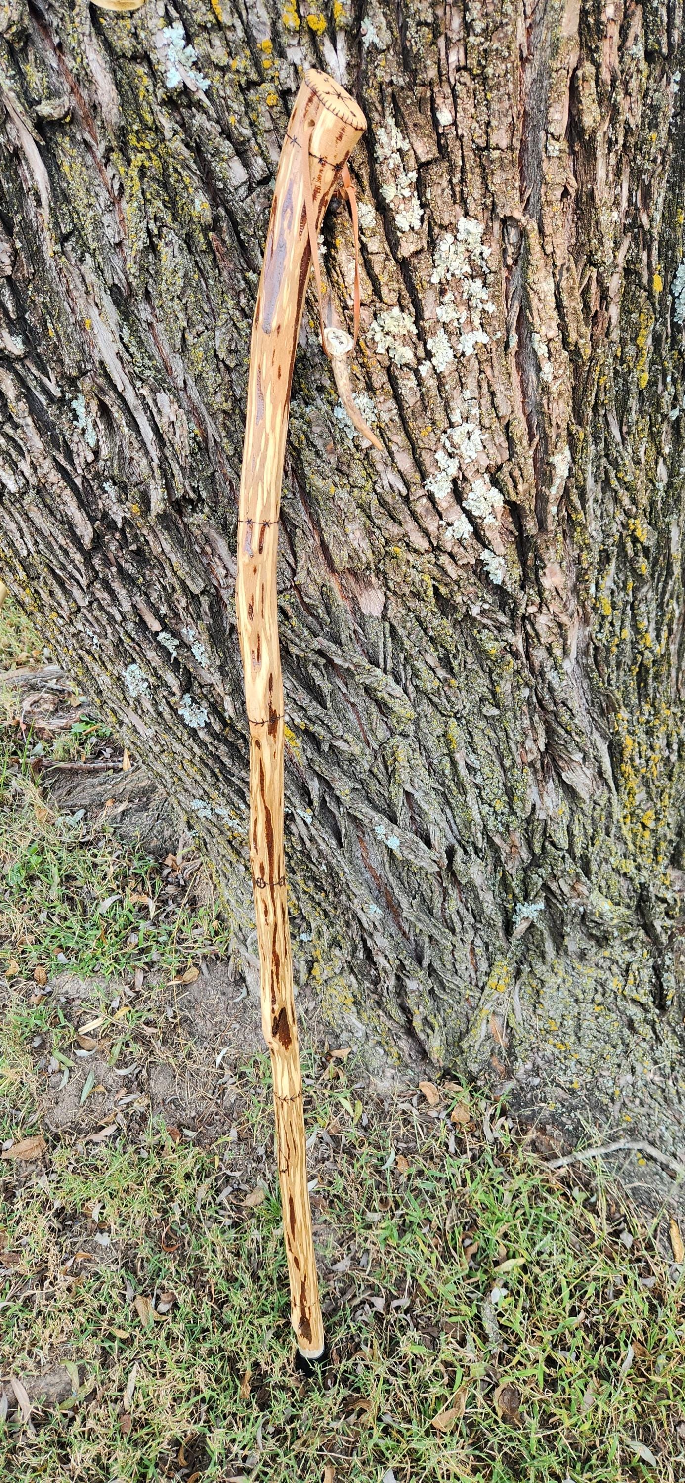 Walking Stick Hiking Staff Ironwood Explorer Themed Seek, Find, Repeat ...