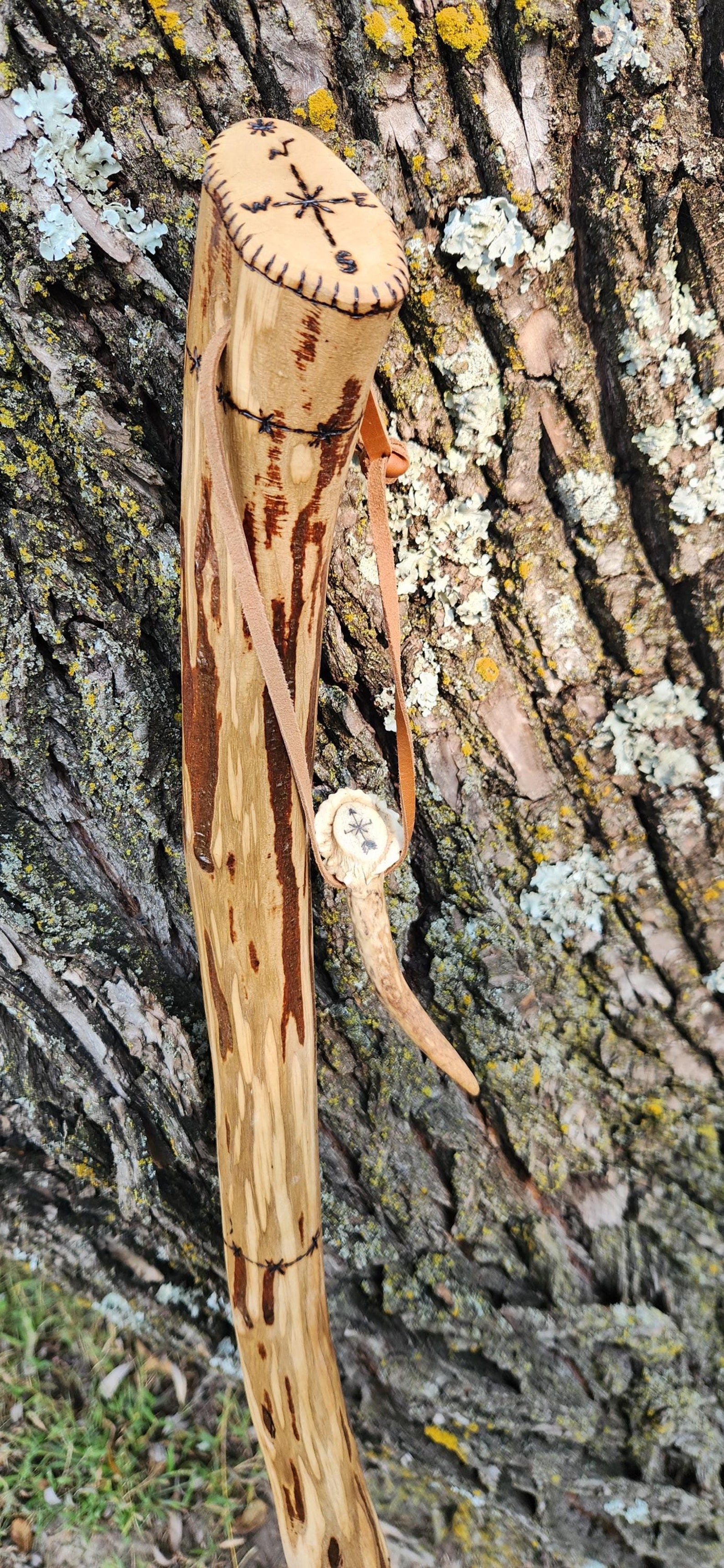 Walking Stick Hiking Staff Ironwood Explorer Themed Seek, Find, Repeat ...