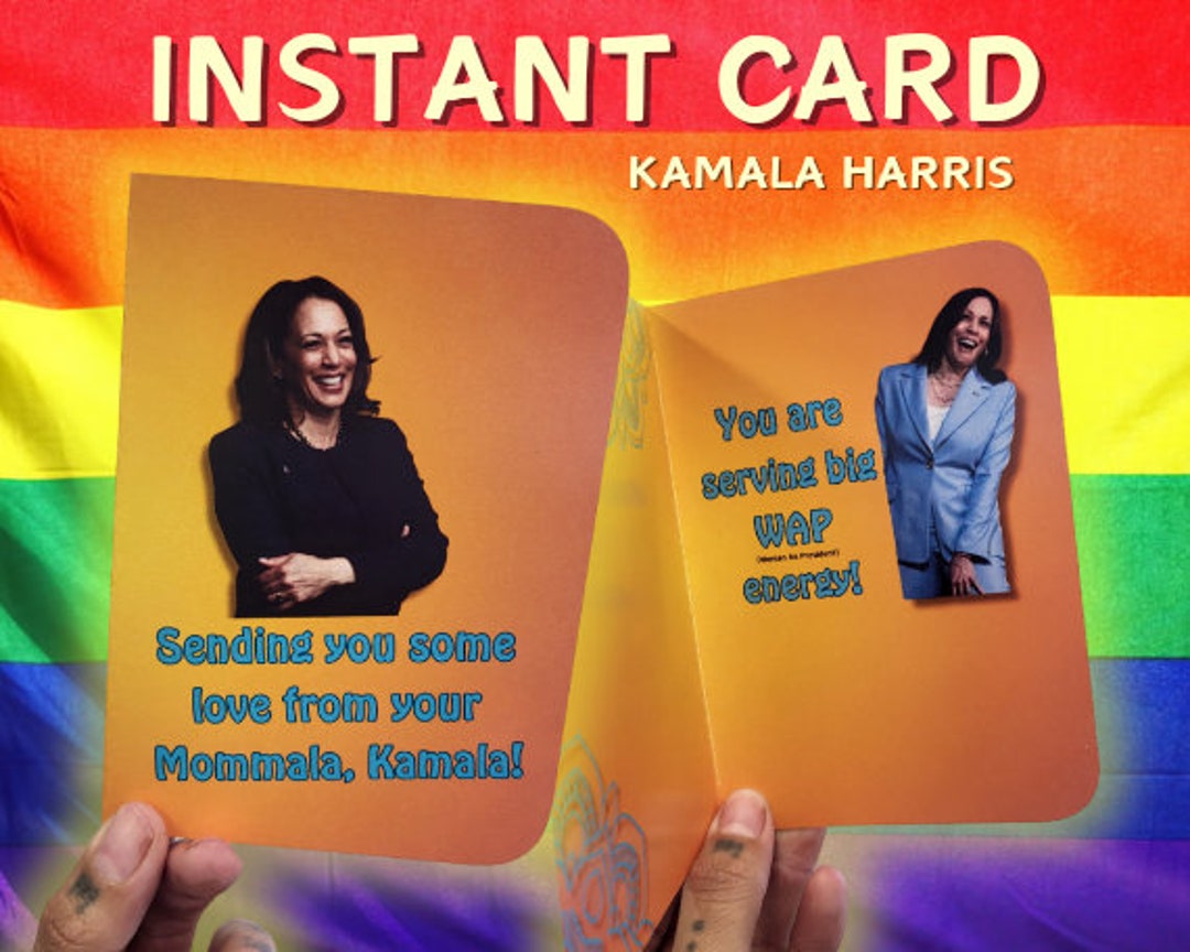 Instant Card for Kamala Fan Birthday Card Kamala Harris Card Kamala ...