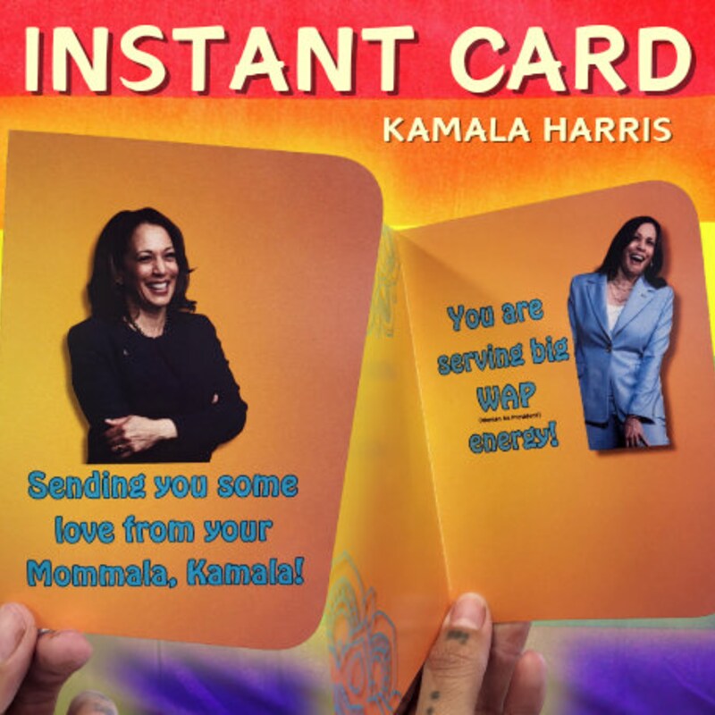 Kamala Harris Birthday Cards - Etsy