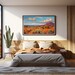 Red Tower by Pinon Mesa Press, Printable Western Landscape Art, Digital ...
