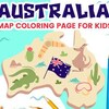 Canada Map Printable Worksheets Coloring Pages for Kids - Etsy