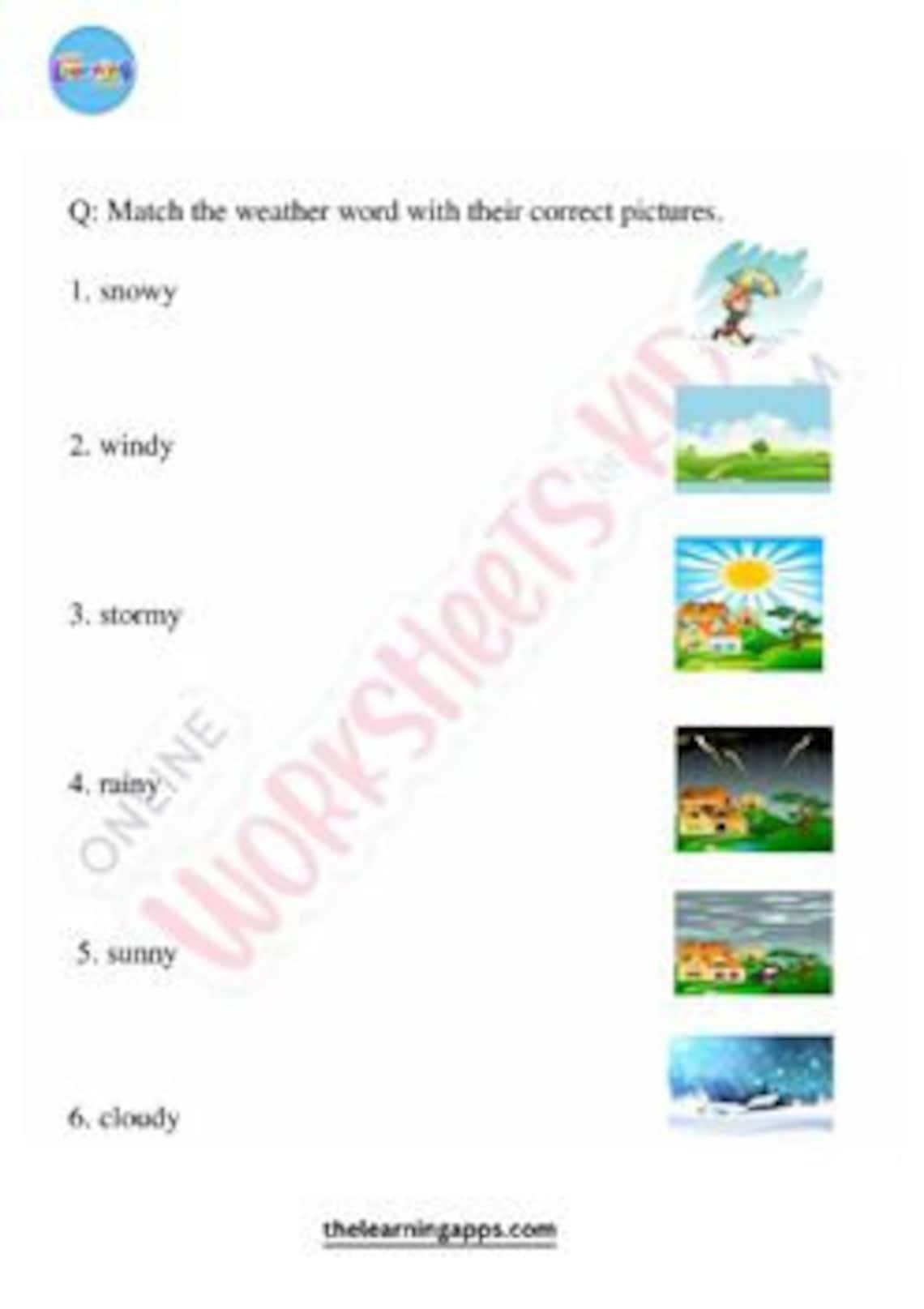 Weather and Climate Printable Worksheets - Etsy