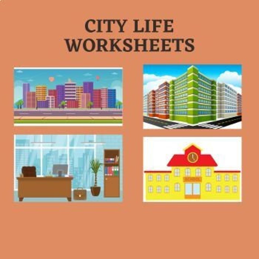 City Life Printable Worksheets for Grade 3 Circle the Correct Answer ...