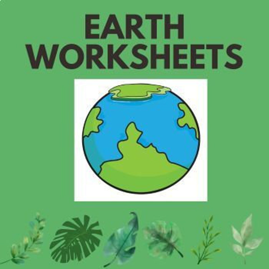 About Earth Printable Worksheets for Kids Earth Anatomy Layers of Earth ...