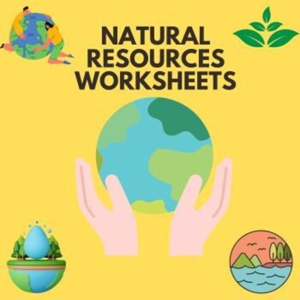 Natural Resources Printable Worksheets Grade 2nd & 3rd Geography ...
