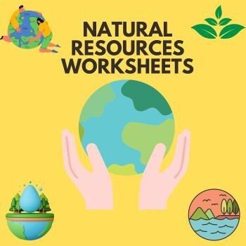 Natural Resources Printable Worksheets Grade 2nd & 3rd Geography ...