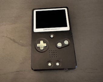 Boxy Pixel Metal Gameboy Advance Sp unhinged With IPS Screen and USB-C ...