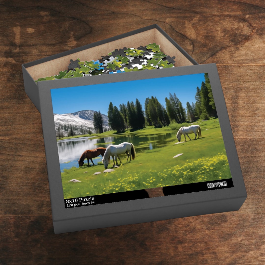Horse Puzzle /120, 252, 500-piece/horse Lover Gift/gift for Equestrians ...