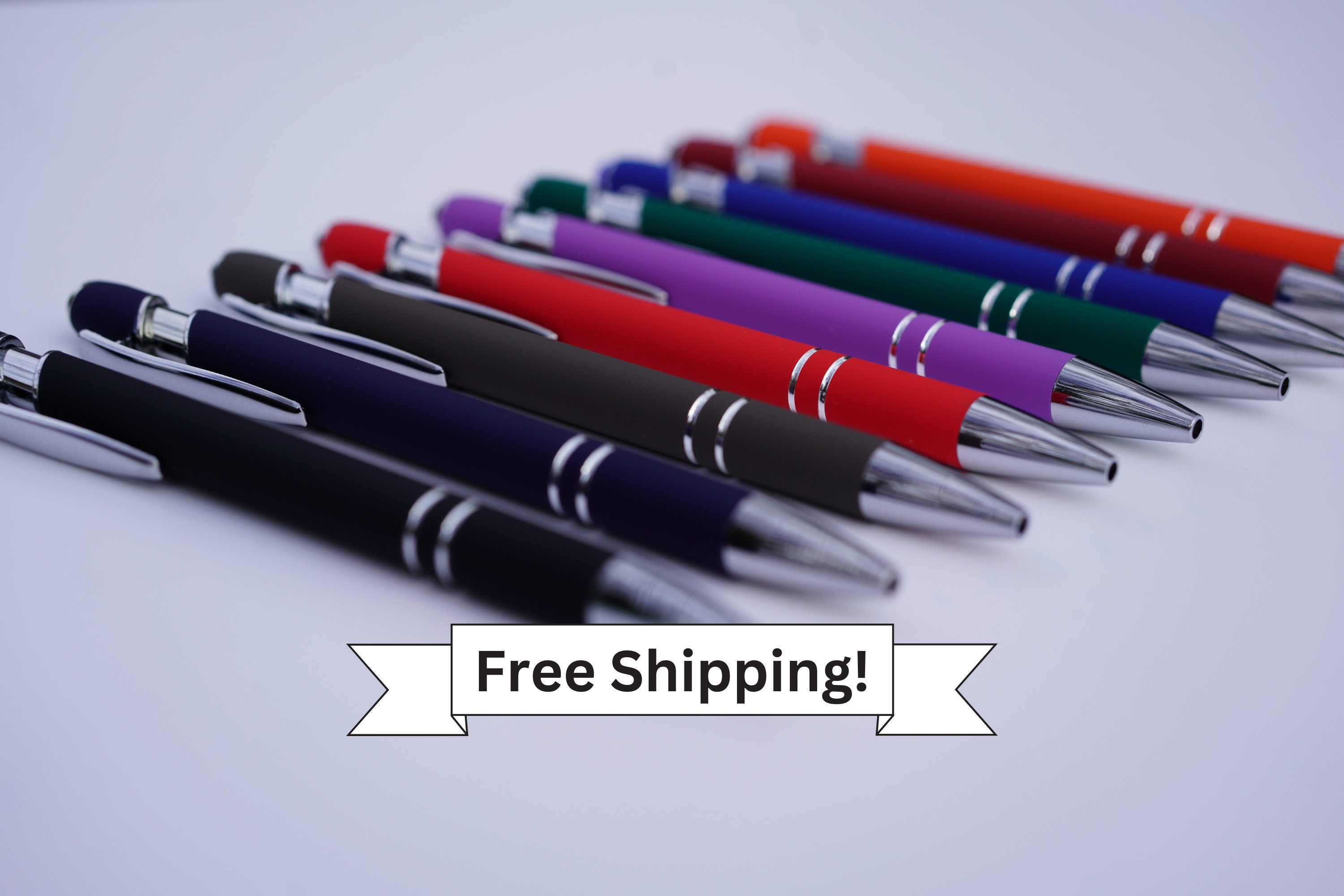 Bulk Promotional Pens for Businesses, Promotional Advertising Pens, Laser Engraved Customized ...