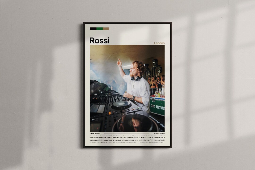 Rossi DJ Poster - Etsy