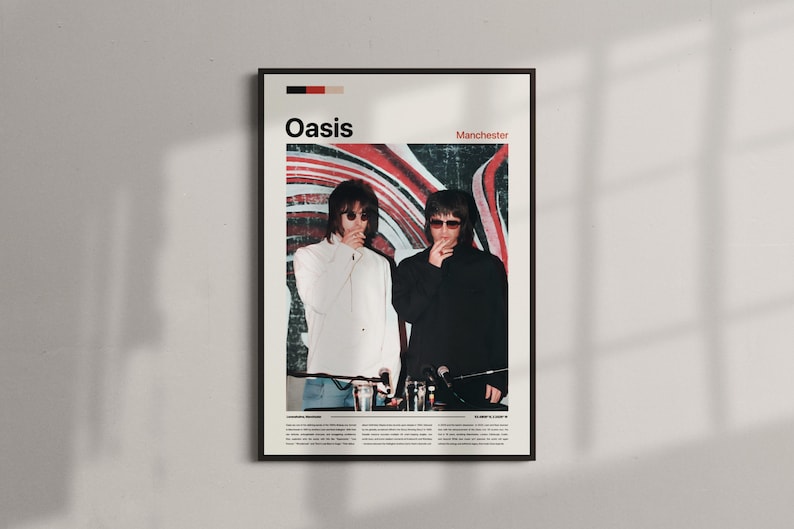 Oasis Poster (retro) - Etsy