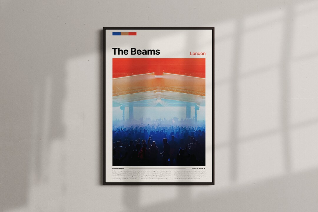 The Beams Nightclub Poster - Etsy