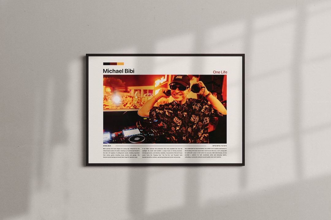 Michael Bibi Poster - Etsy