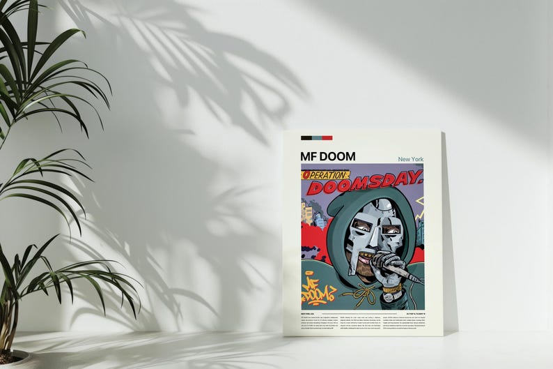 MF DOOM Poster - Etsy