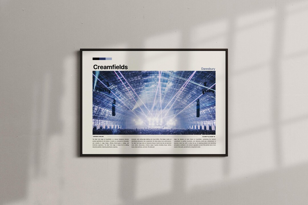 Creamfields Festival Poster - Etsy