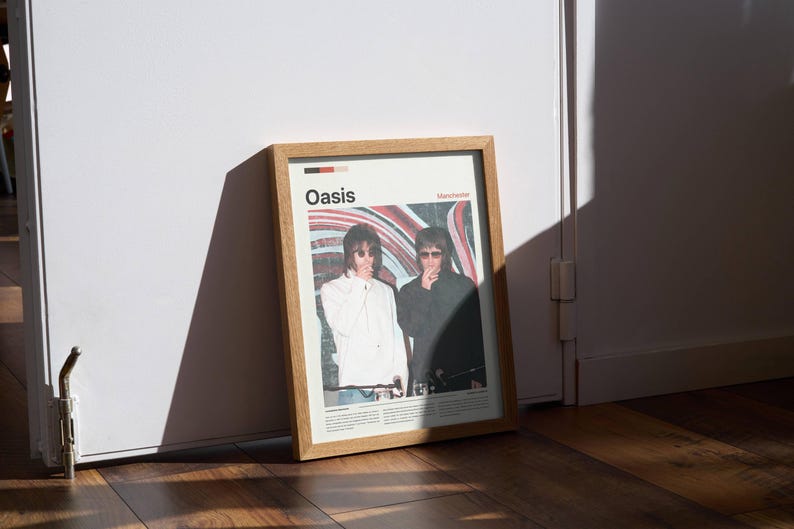 Oasis Poster (retro) - Etsy