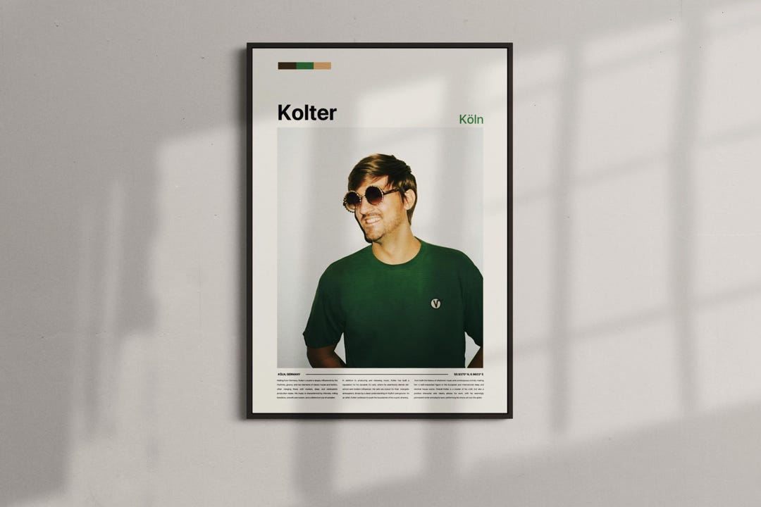 Kolter DJ Poster - Etsy