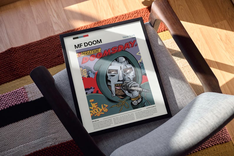 MF DOOM Poster - Etsy