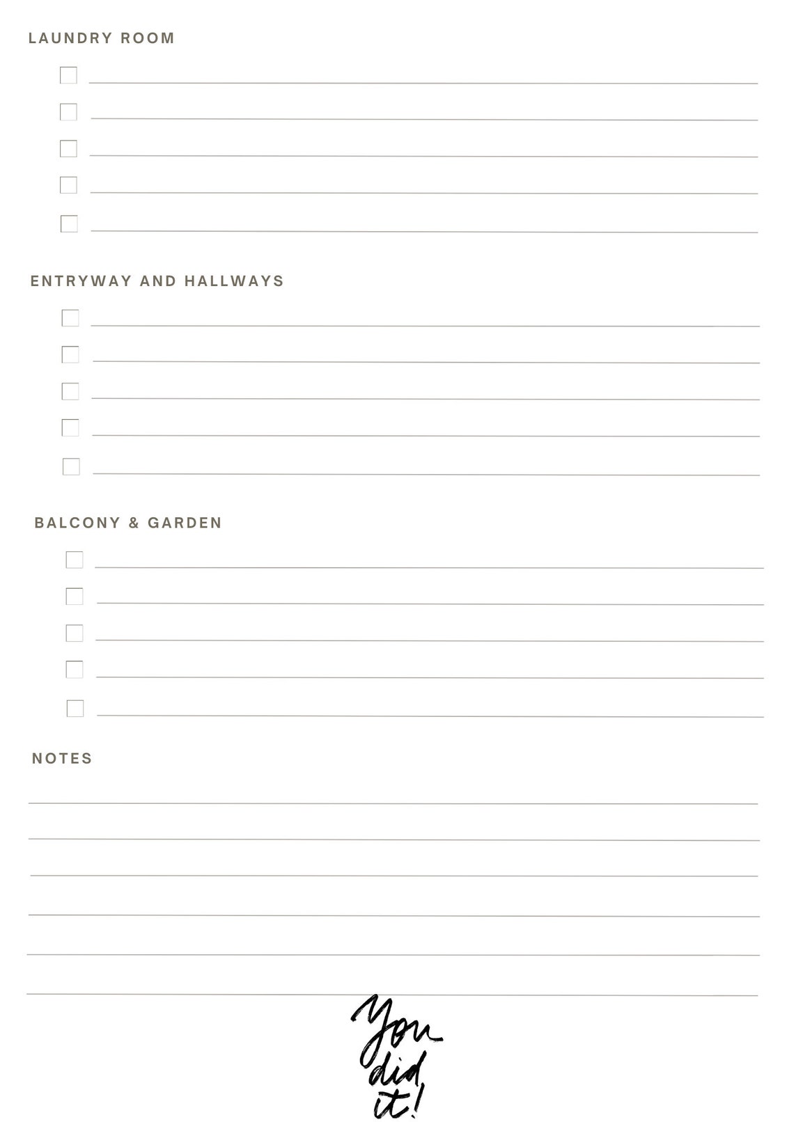 Editable & Printable Cleaning Planner Customizable Cleaning Schedule ...